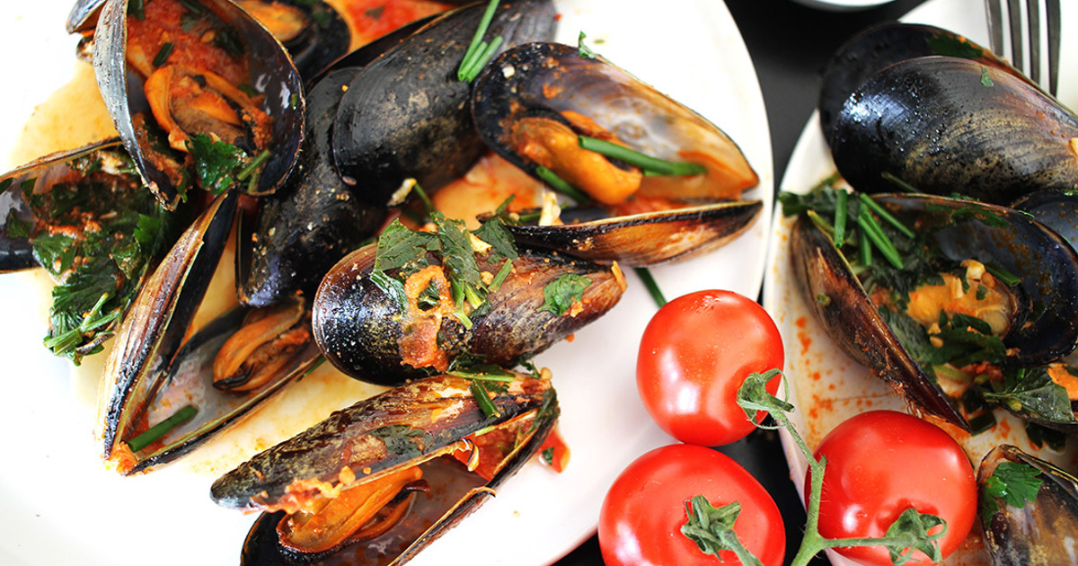 Italian Inspired Mussels with nduja and tomato | South Melbourne Market