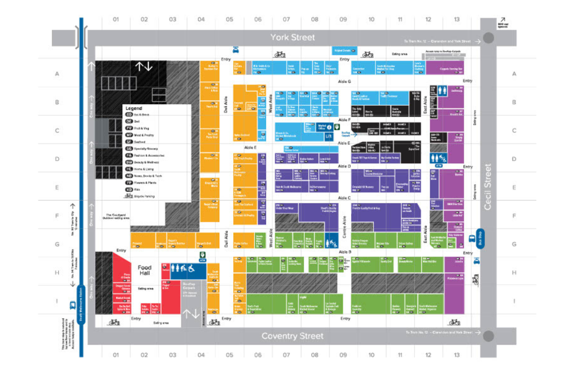 Market Map | South Melbourne Market